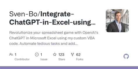 Github Sven Bo Integrate Chatgpt In Excel Using Vba Revolutionize Your Spreadsheet Game With