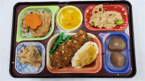 かりかりささみフライ（のり塩）と豆腐ハンバーグ 日立市の弁当。法人・団体向け宅配弁当から、イベント時の仕出し弁当・オードブルまで、ジャパン