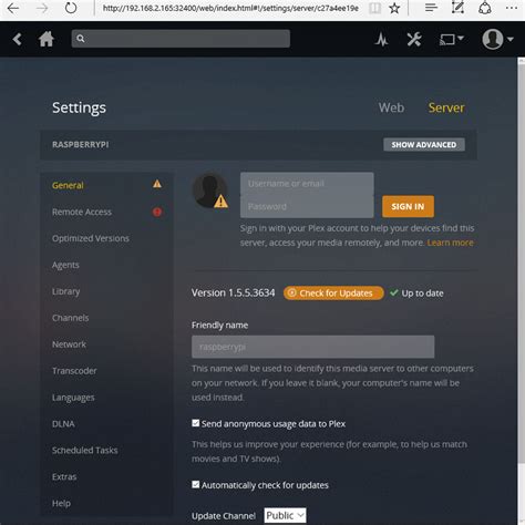 Synology Plex Media Server Ploravibes