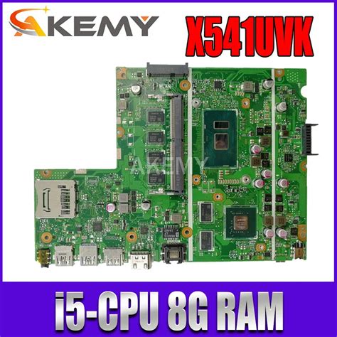Akemy X541UVK Placa Base I5 6200 I5 6198U CPU 8GB RAM V2G Para Asus