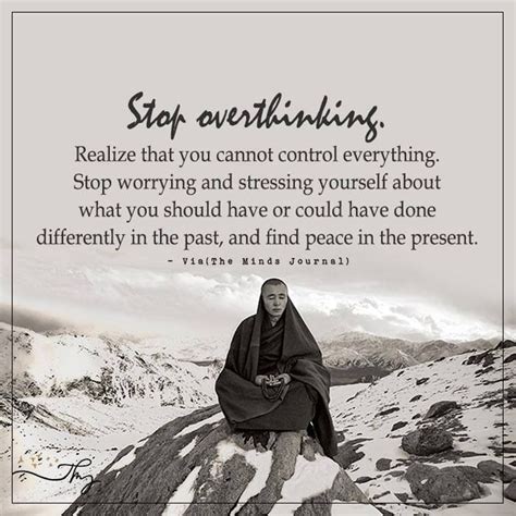 Stop Overthinking Artofit