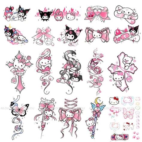 Hello Kitty Tattoo Flash