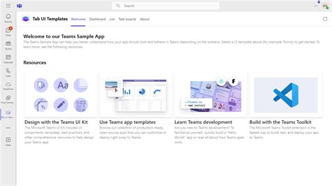 Deploying The Microsoft Teams Ui Templates Sample App Code Samples