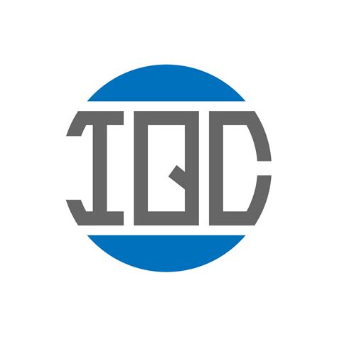 Iqc Letter Logo Design On White Background Iqc Creative Initials