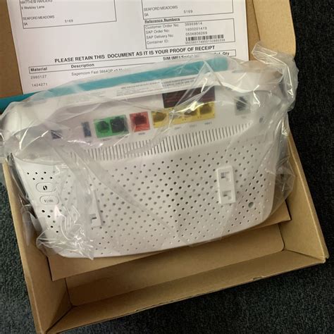 Optus Sagemcom Fast 3864op V3 Wireless Wi Fi Router Nbn Compatible Retro Unit