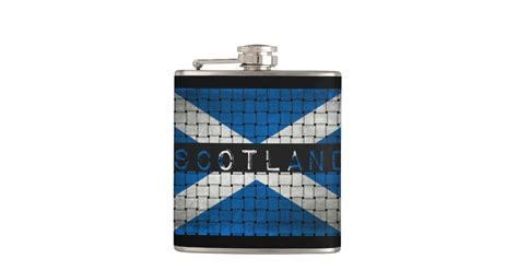 Scotland Woven Flag Flask