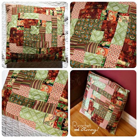 Ricochet And Away Patchwork Pillows