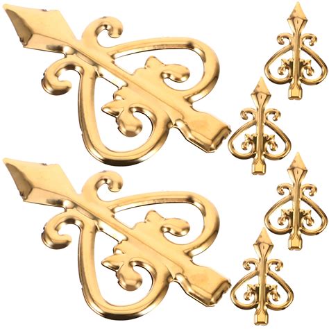 6 Pcs Protective Tips Outdoor Decor Fence Aluminum Finials Fence Post