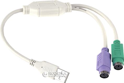 Переходник Cablexpert USB-А/2х PS/2 30 см (UAPS12) – фото, отзывы ...