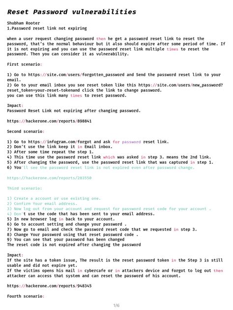 password reset vulnerability pdf password cookie