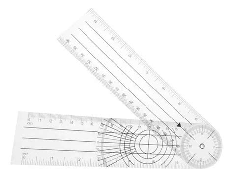 Goniometer Joint Angle Flexion Measurement Ruler 360 Degree Mercadolivre