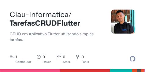 GitHub Clau Informatica TarefasCRUDFlutter CRUD Em Aplicativo