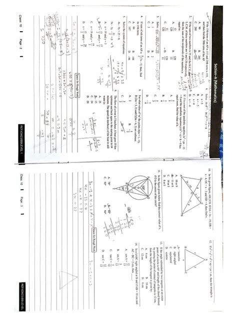 Maths Olympiad 10b Pdf