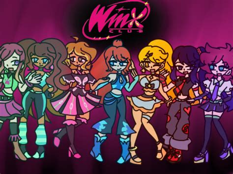 My Fanmade Casual Outfits Group Pic R Winxclub