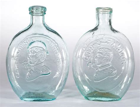 Gi 41 And Gi 49 Washington Taylor Historical Flasks Lot Of Two Sold