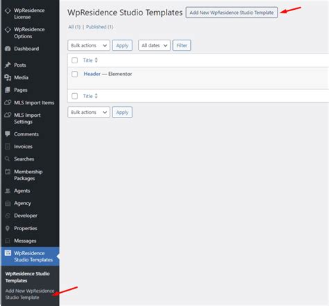 How To Create Custom Header And Footer With Wpresidence Header And Footer