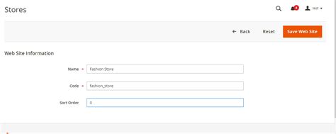 how to setup magento2 multi store