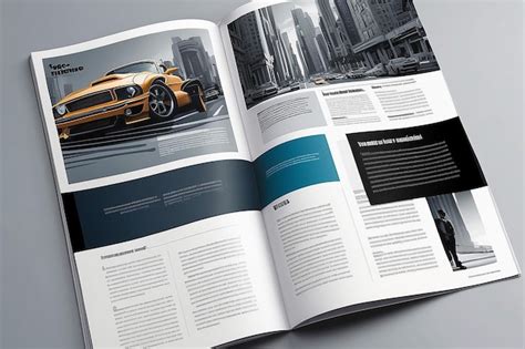 Vector Editorial Layout Design Premium Ai Generated Image