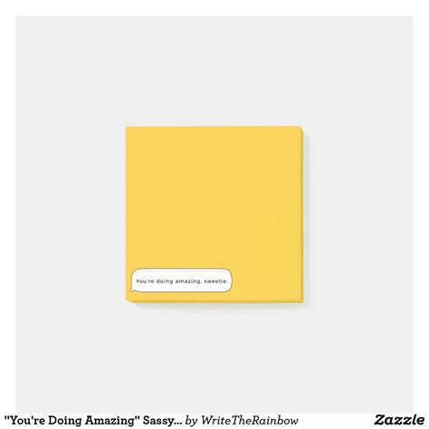 Youre Doing Amazing Sassy Sticky Notes Post It Notes Sticky Notes