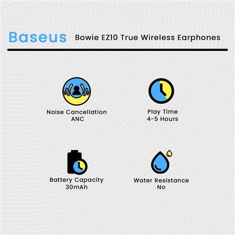 Baseus Bowie EZ10 True Wireless Earphones Price In Pakistan 2025 Priceoye