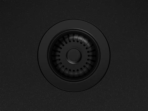 Space Saving Two Bowl Water Trap Automatic Pop Up Composite Rectangular Overflow