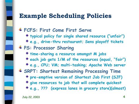 Ppt Quantifying The Properties Of Srpt Scheduling Powerpoint