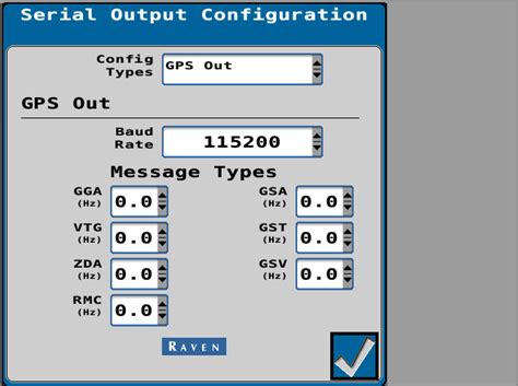 GPS Serial Output