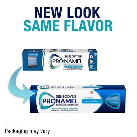 Sensodyne Pronamel Multi Action Enamel Toothpaste Cleansing Mint 4oz