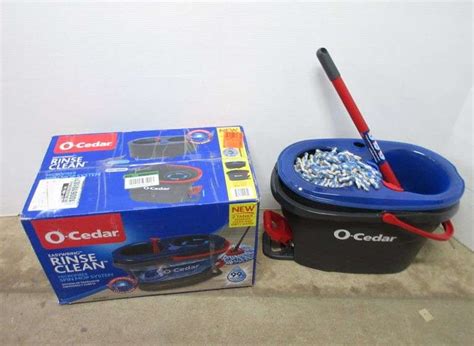 O Cedar Rinse Clean Spin Mop System Nib Albrecht Auction Service