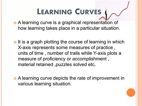 Learning Curve And Learning Plateaus Pptx