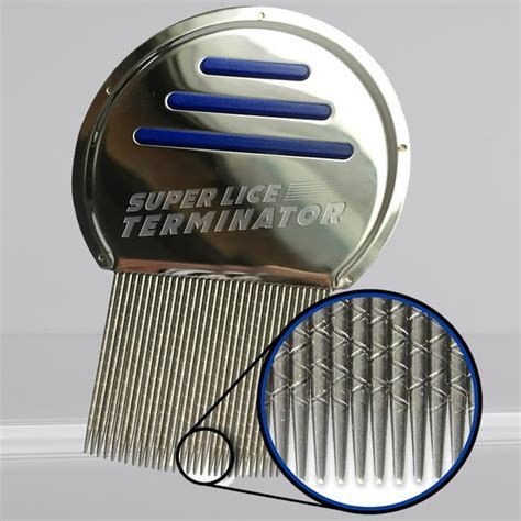 Super Lice Terminator Lice And Nit Comb For Removal Of Lice And Lice Eggs Nits