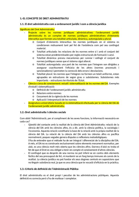 Fonaments Del Dret Administratiu Apuntes De Derecho Administrativo