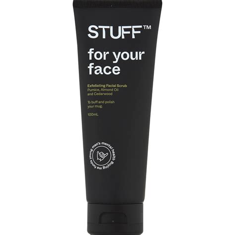 Stuff For Your Face Exfoliating Facial Scrub Loveluvo