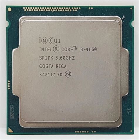 Процессор Intel Core i3-4160 3.6GHz/3MB/5GT/s (SR1PK) s1150, tray ...