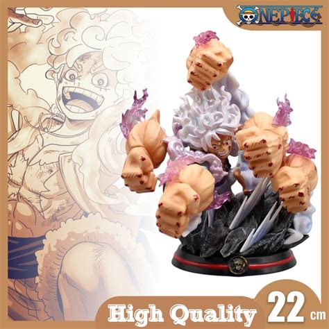 One Piece Figures 16cm Luffy Gear 5 Sun God Nika Pvc Anime Figure