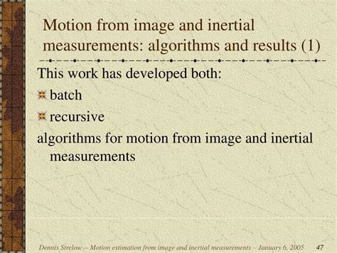 Ppt Motion From Image And Inertial Measurements Powerpoint