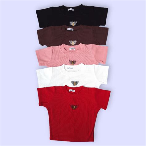 Short Sleeve Ribcrop Top