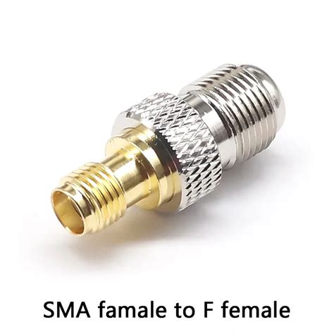Connector Rf Coaxial Coax Adapter F Type Female Jack To Sma Male Plug