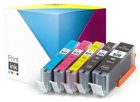 Tusze Zamienniki Canon Pgi 570xl Cli 571xl Cmyk Zestaw K