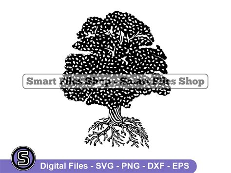 Tree With Roots SVG Tree Svg Family Tree Svg Roots Svg Etsy