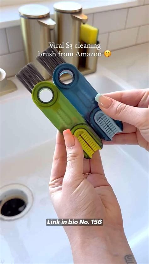 Efficient 3 In 1 Cup Lid Gap Cleaning Brush Set Keep Your Kitchen Tidy