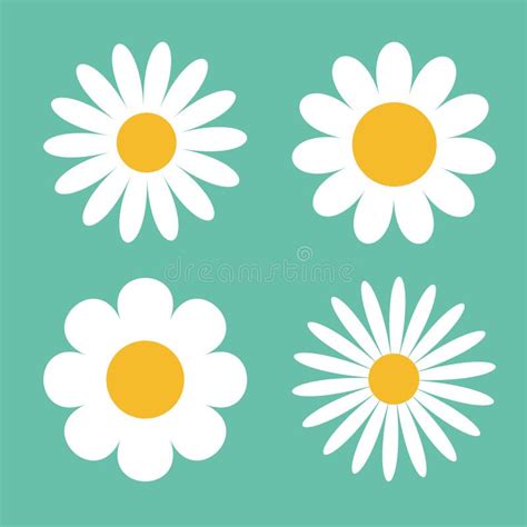 Cartoon Daisy Stem Stock Illustrations 1 664 Cartoon Daisy Stem Stock