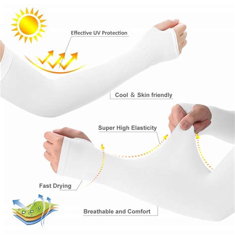 Aqua Xandlets Slim 1pair Ice Sleeve Outdoor Cooling Arm Sleeves Cuff For