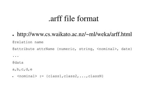 Ppt Introduction To Weka Powerpoint Presentation Free Download Id