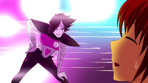 Undertale Mettaton Strikes A Pose By Dragonbreath75 On Deviantart