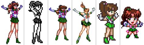 Evolución Noventera De Los Sprites En Los Juegos De Sailor Moon