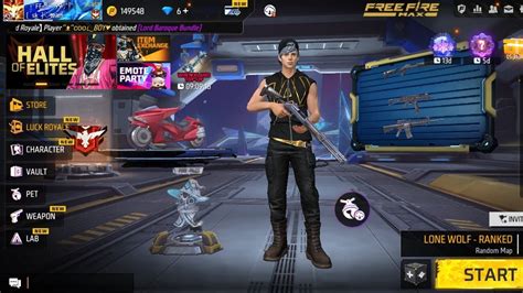 Lone Wolf Mode Full Gamepiay Free Fire 1vs1 Youtube