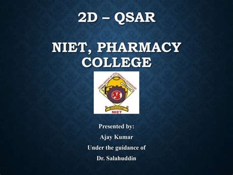Statistical Method Of Qsar Ppt