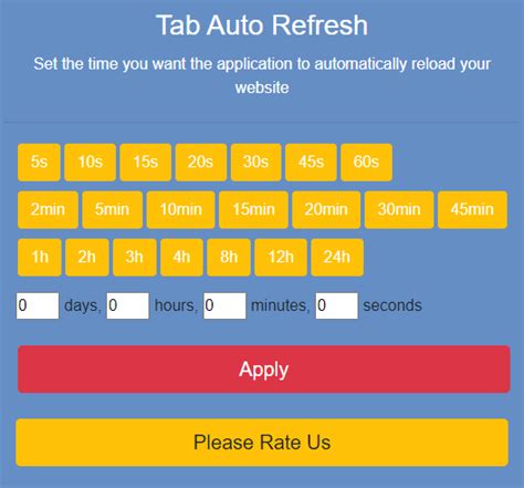 Tab Reload