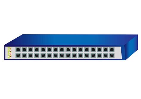 Premium Vector Ethernet Networking Switch Switching Hub Computer Network Switching To Receive